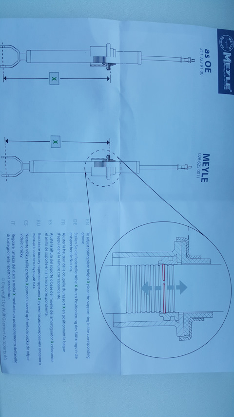 A2113239100 Амортизатор подвески Mercedes | Запчасти на DRIVE2
