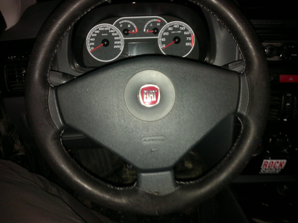 обтяжка руля часть 2 — FIAT Albea, 2008 года | тюнинг | DRIVE2
