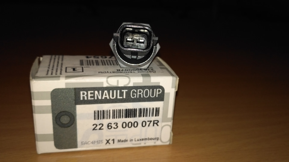 226300007R Датчик температуры сод RENAULT | Запчасти на DRIVE2