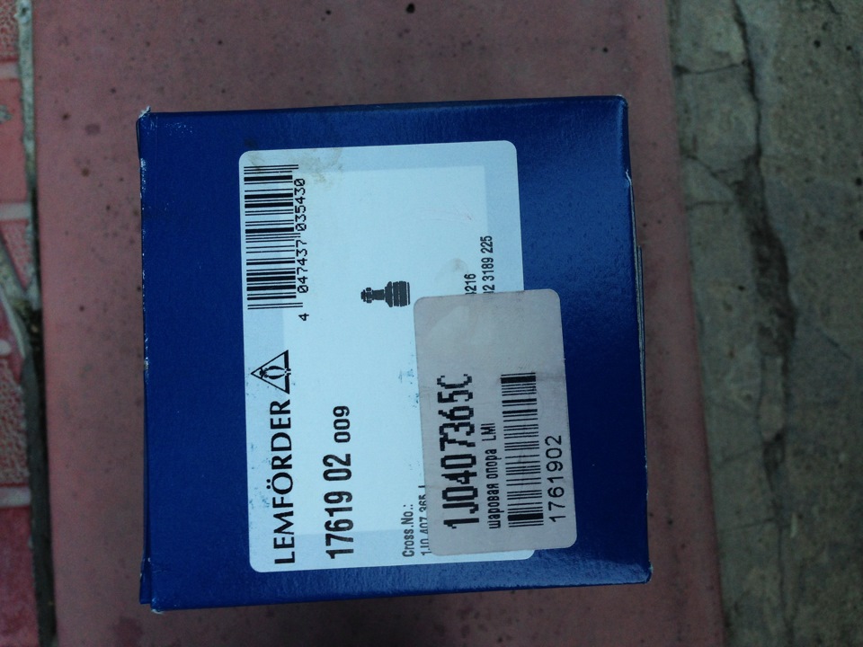 Замена шаровой опоры и сайлентблоков с очередным ТО — Volkswagen Golf ...