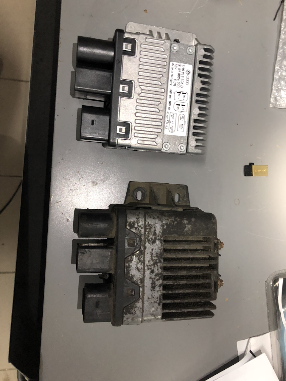 7H0919506D Блок управления вентилятором с кондиционером для Volkswagen ...