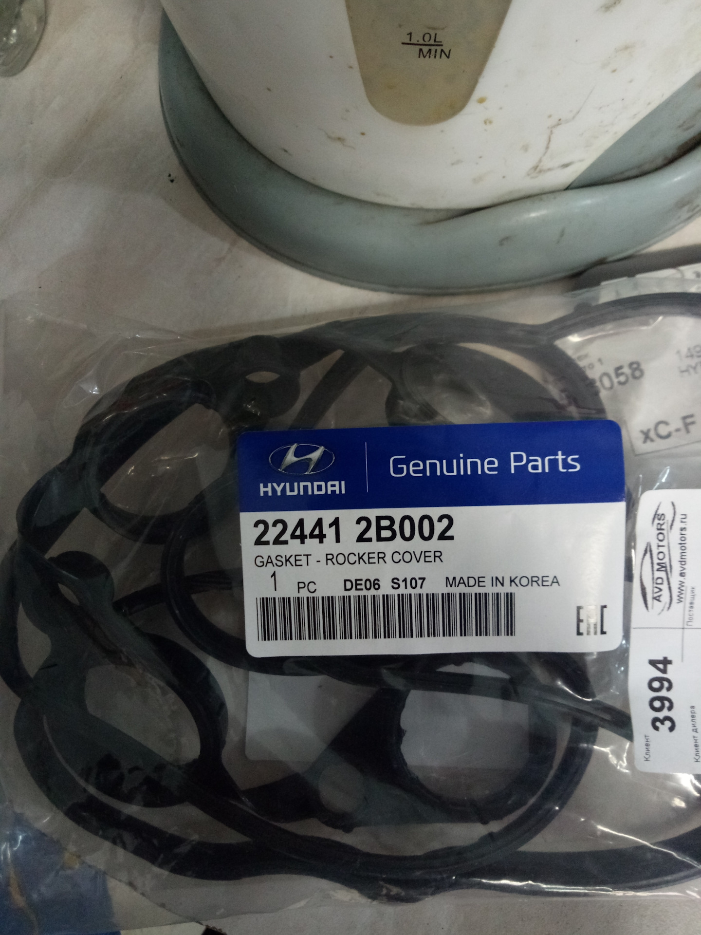 К замене прокладки клапанной крышки готов!) — Hyundai Solaris (1G), 1,6 ...