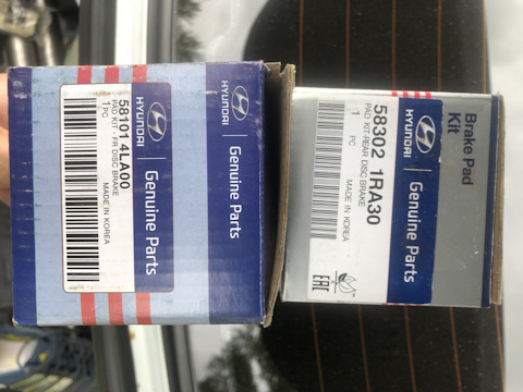 583021RA30 КОМПЛЕКТ ТОРМОЗНЫХ КОЛОДОК С НАКЛАДКАМИ (4ШТ) KIA HYUNDAI ...