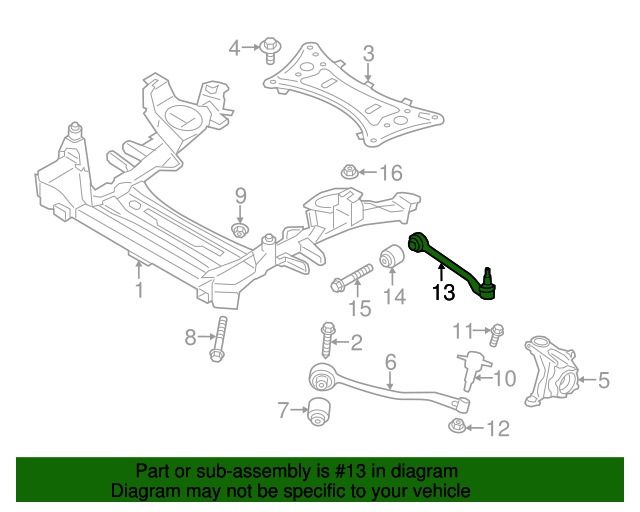 31126787670 Поперечный рычаг подвески П BMW | Запчасти на DRIVE2