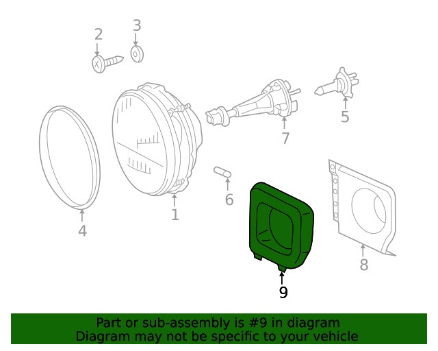A4638840731 Обшивка крепления фары левой Mercedes | Запчасти на DRIVE2