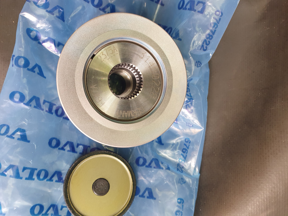 Обгонная муфта генератора — Volvo XC60 (2G), 2 л, 2019 года ...