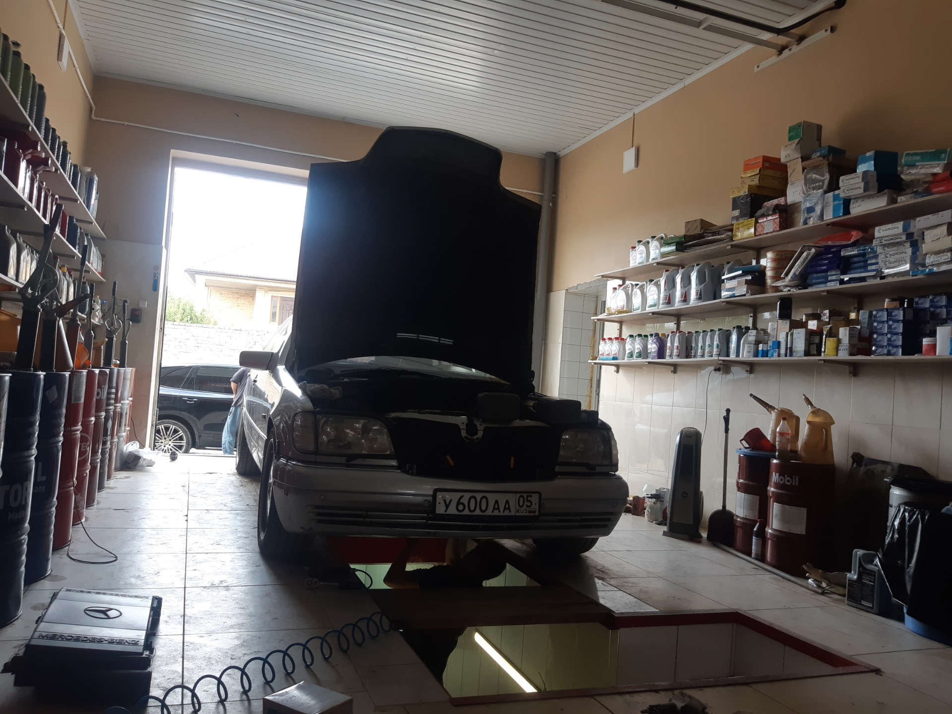 Замена масла, фильтров. — Mercedes-Benz S-Class (W140), 5 л, 1998 года ...