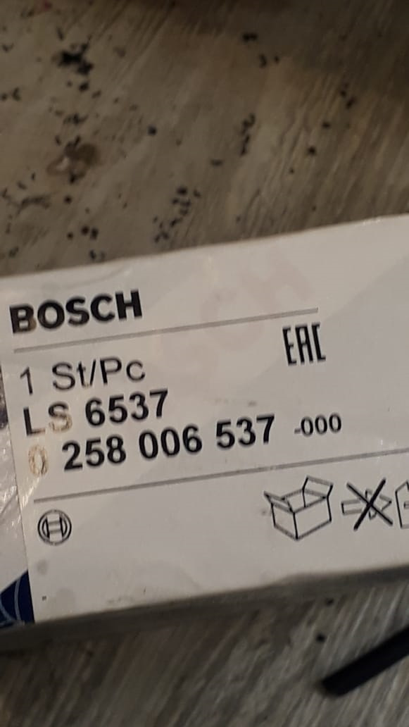 0258006537 Лямбда зонд (датчик кислорода) BOSCH | Запчасти на DRIVE2