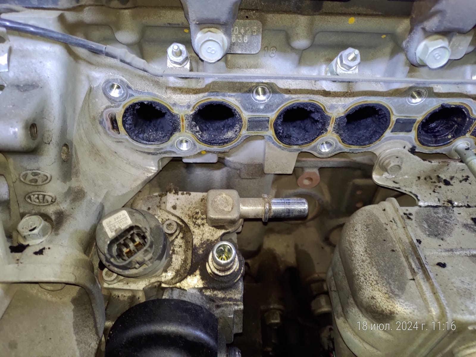 Чистка коллектора и ТО — Hyundai Palisade (1G), 3 л, 2021 года | визит ...