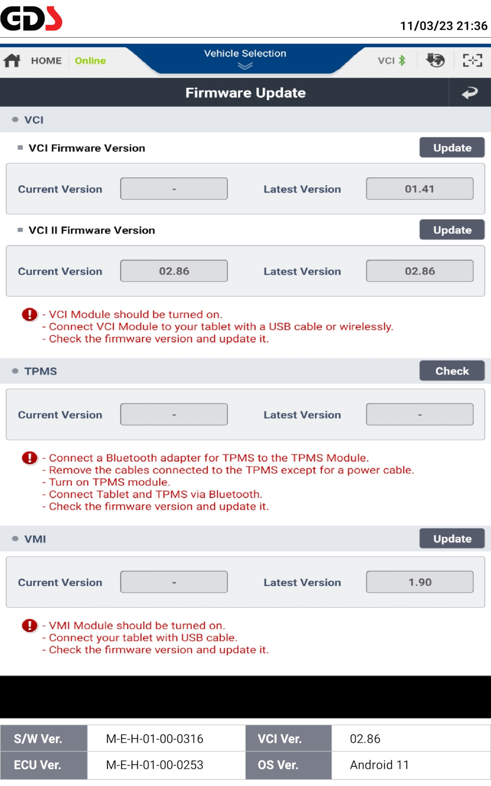 Фотография «Дилерский прибор для диагностики Hyundai GDS-Mobile VCI-II ...
