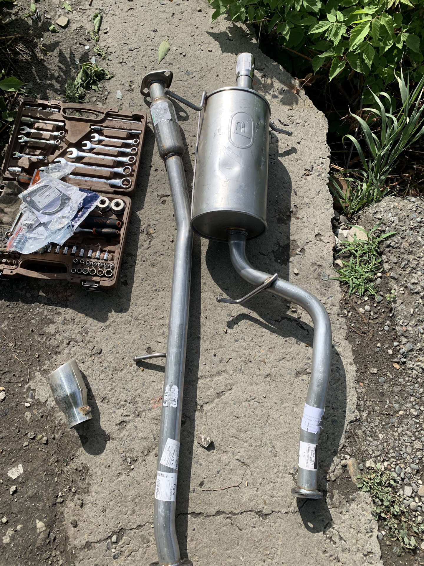 Езда без Гула или замена выхлопа — Subaru Impreza (GC, GF), 1,5 л ...