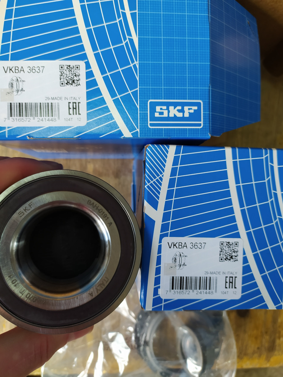 Замена ступичного подшипника — Nissan Almera V (G11/15), 1,6 л, 2015 ...