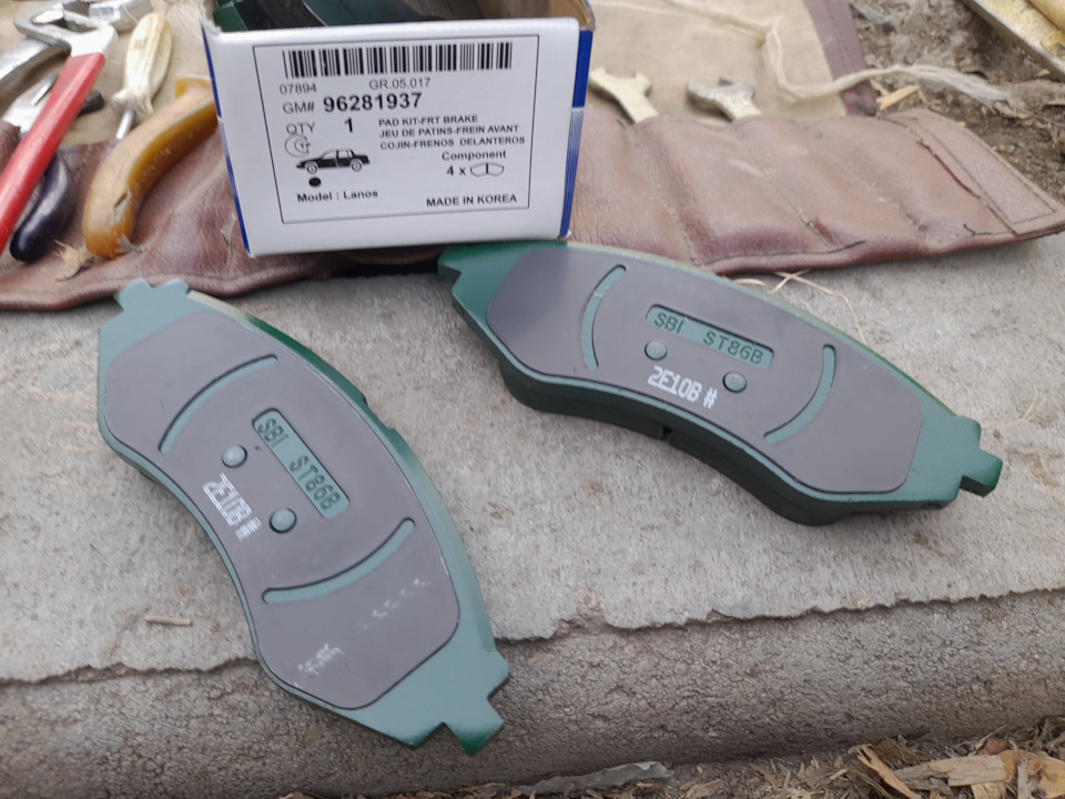 Колодки перед — Chevrolet Lacetti SW, 1,6 л, 2011 года | своими руками ...