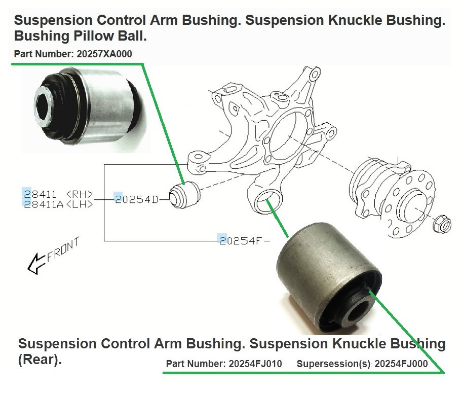 РЕВИЗИЯ ЗАДНЕЙ ПОДВЕСКИ FORESTER SJ — Subaru Forester (SJ), 2,5 л, 2013 ...