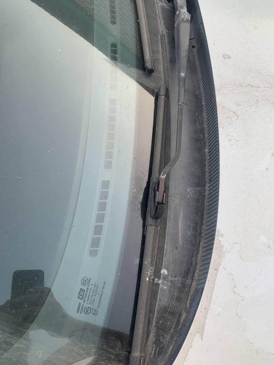 Замена поводков дворников — Chevrolet Lacetti Sedan, 1,6 л, 2005 года ...