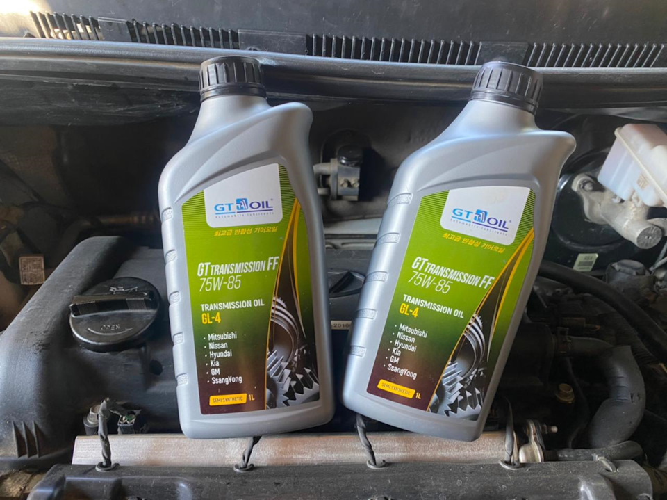 Трансмиссионное Масло GT-OIL 75w-85 в Солярис 1.6 — Hyundai Solaris (1G ...