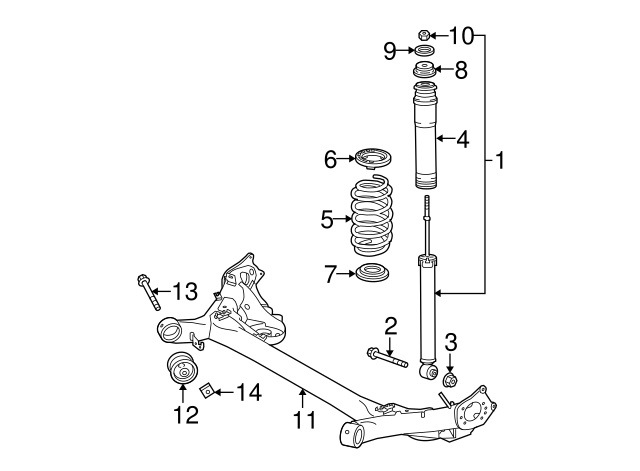 4853080533 Стойка амортизатора задняя газомаслянная TOYOTA LEXUS ...