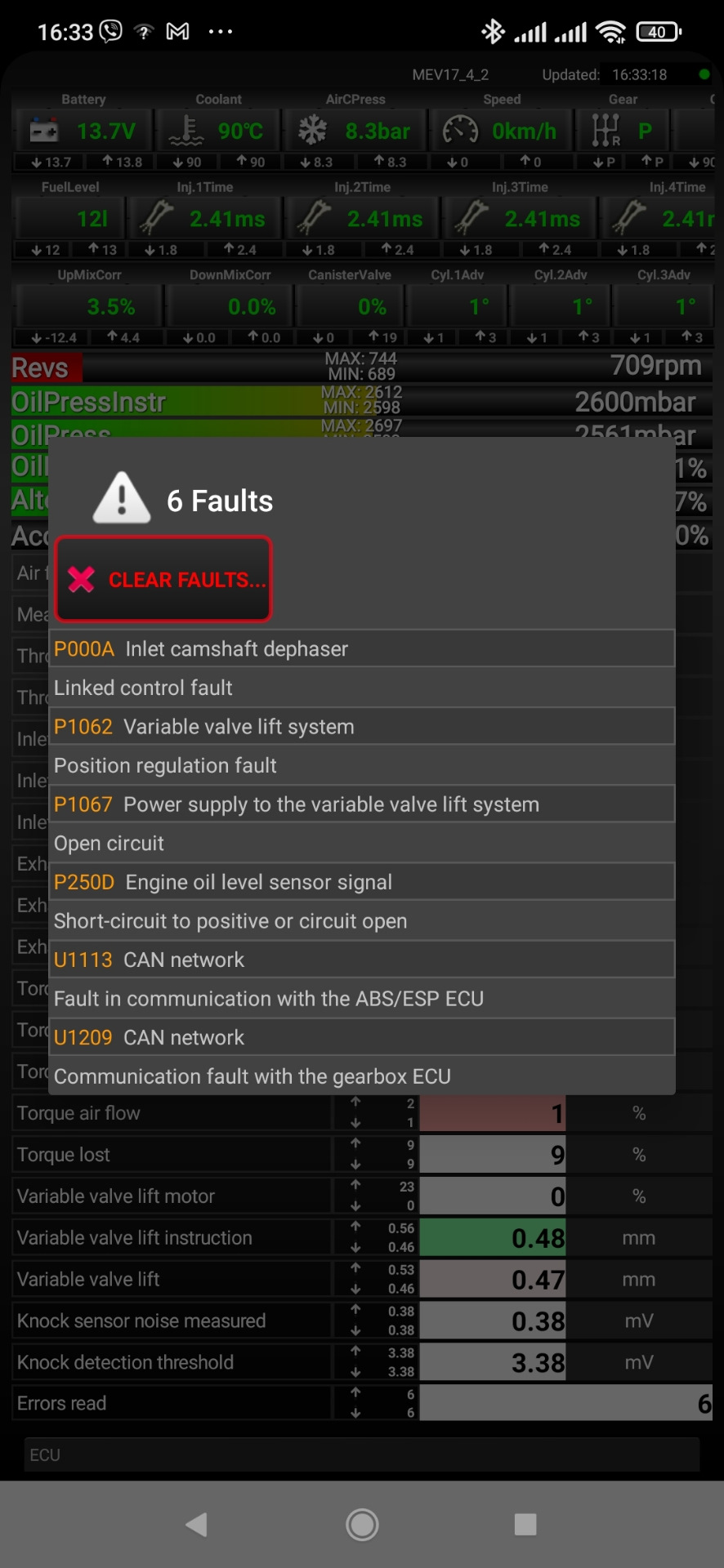 P1062+p1067. Куда копать? — Peugeot 408 (1G), 1,6 л, 2014 года ...