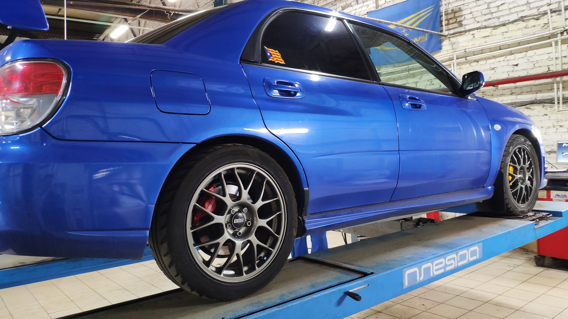 Summer alignment — Subaru Impreza WRX (GD/GG), 2,5 л, 2006 года | визит на сервис | DRIVE2
