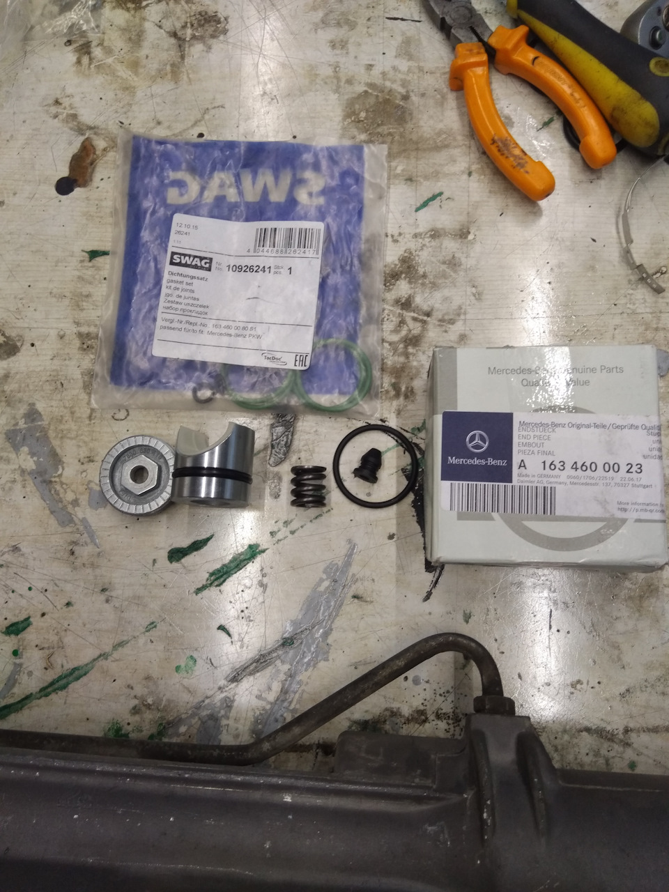 A1634600023 Наконечник тяги Mercedes | Запчасти на DRIVE2