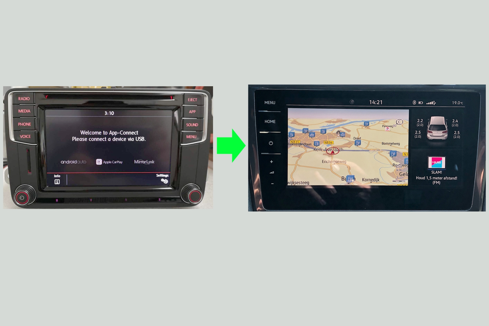 Установка mib 2.5 MQB в PQ, опрос — DRIVE2