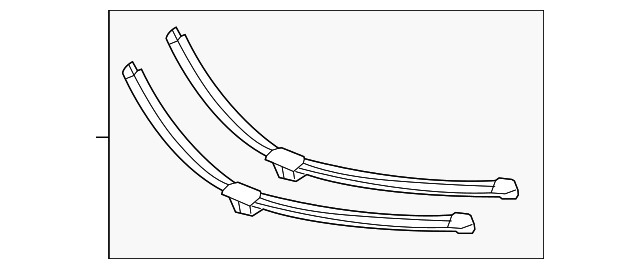 A166820104528 КОМПЛЕКТ ЩЕТОК СТЕКЛООЧИСТИТЕЛЯ 2ШТ (TS WIPER BLADE ...