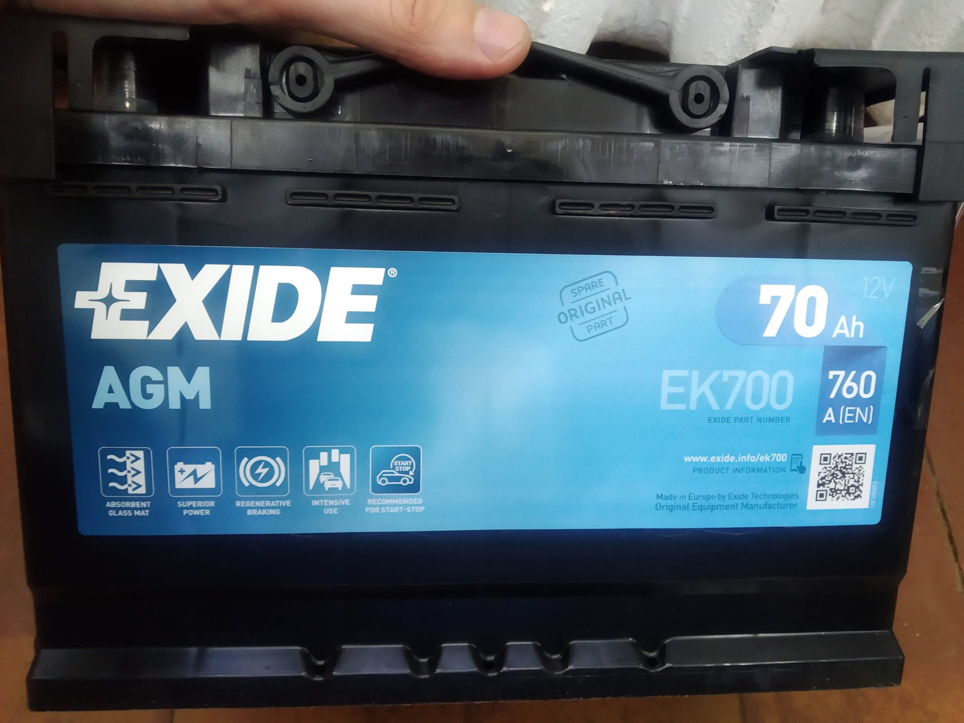 Заменил АКБ. AGM 70A/h — Chevrolet Malibu (9G), 1,5 л, 2016 года ...