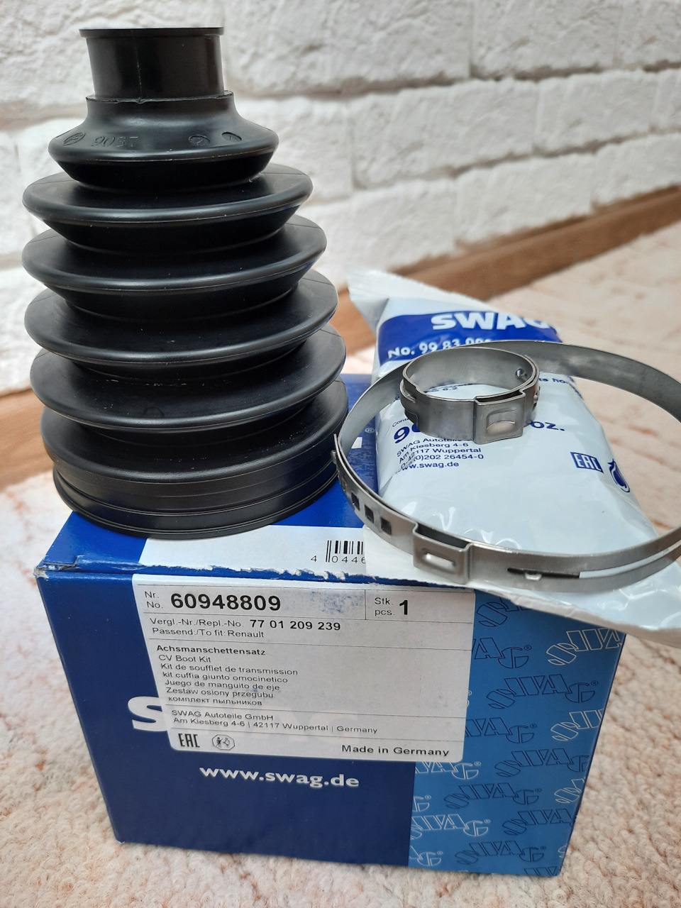 7701209239 Чехол полуоси (рез) RENAULT | Запчасти на DRIVE2