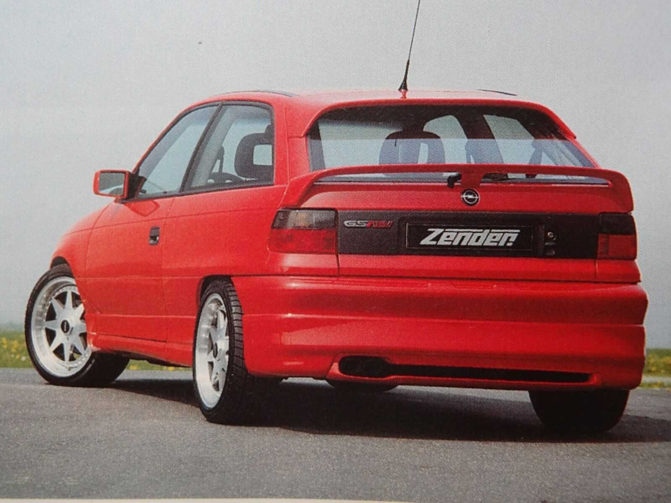 Спойлер Zender 2.431.03.3 — Opel Astra F, 2 л, 1996 года | тюнинг | DRIVE2