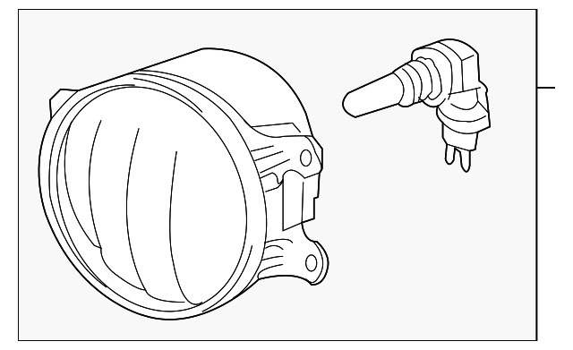 812100D042 Противотуманная фара, справа TOYOTA LEXUS | Запчасти на DRIVE2