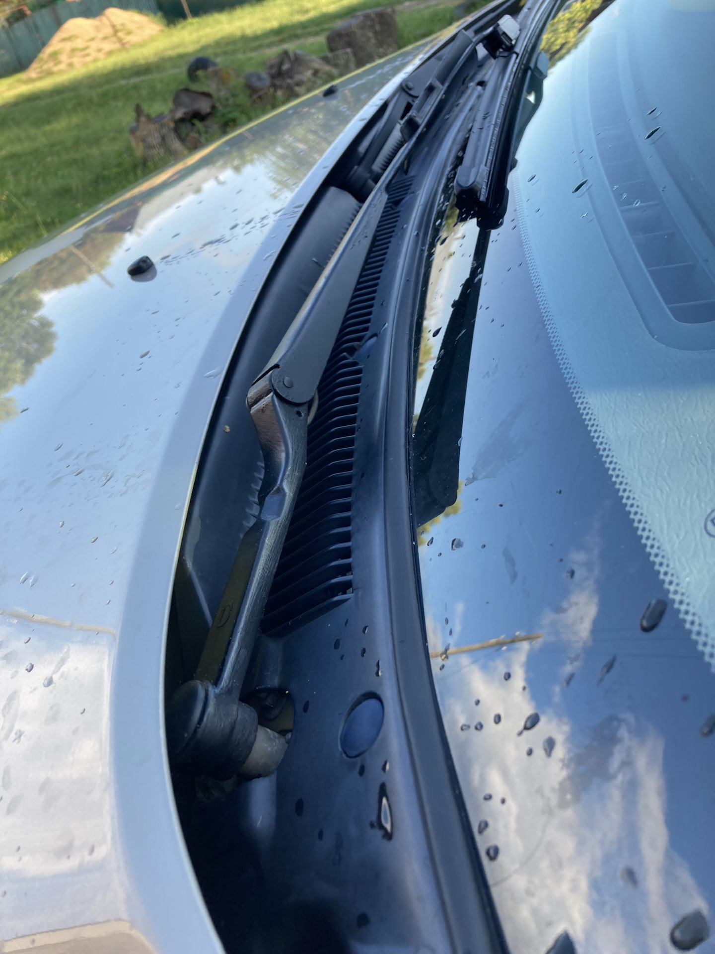 Покраска поводка стеклоочистителя — KIA Spectra, 1,6 л, 2008 года ...