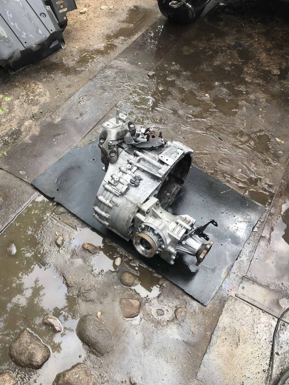 Замена мотора, ARL вместо AUY — Volkswagen Sharan (1G), 1,9 л, 2002 ...