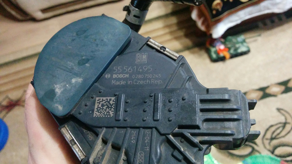 Замена дроссельной заслонки, code 84 — Opel Zafira Tourer, 1,8 л, 2012 ...