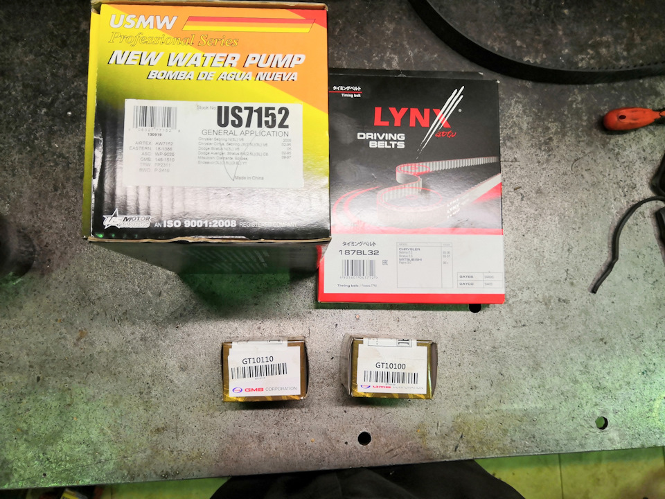 GT10100 Натяжитель ремня грм GMB | Запчасти на DRIVE2