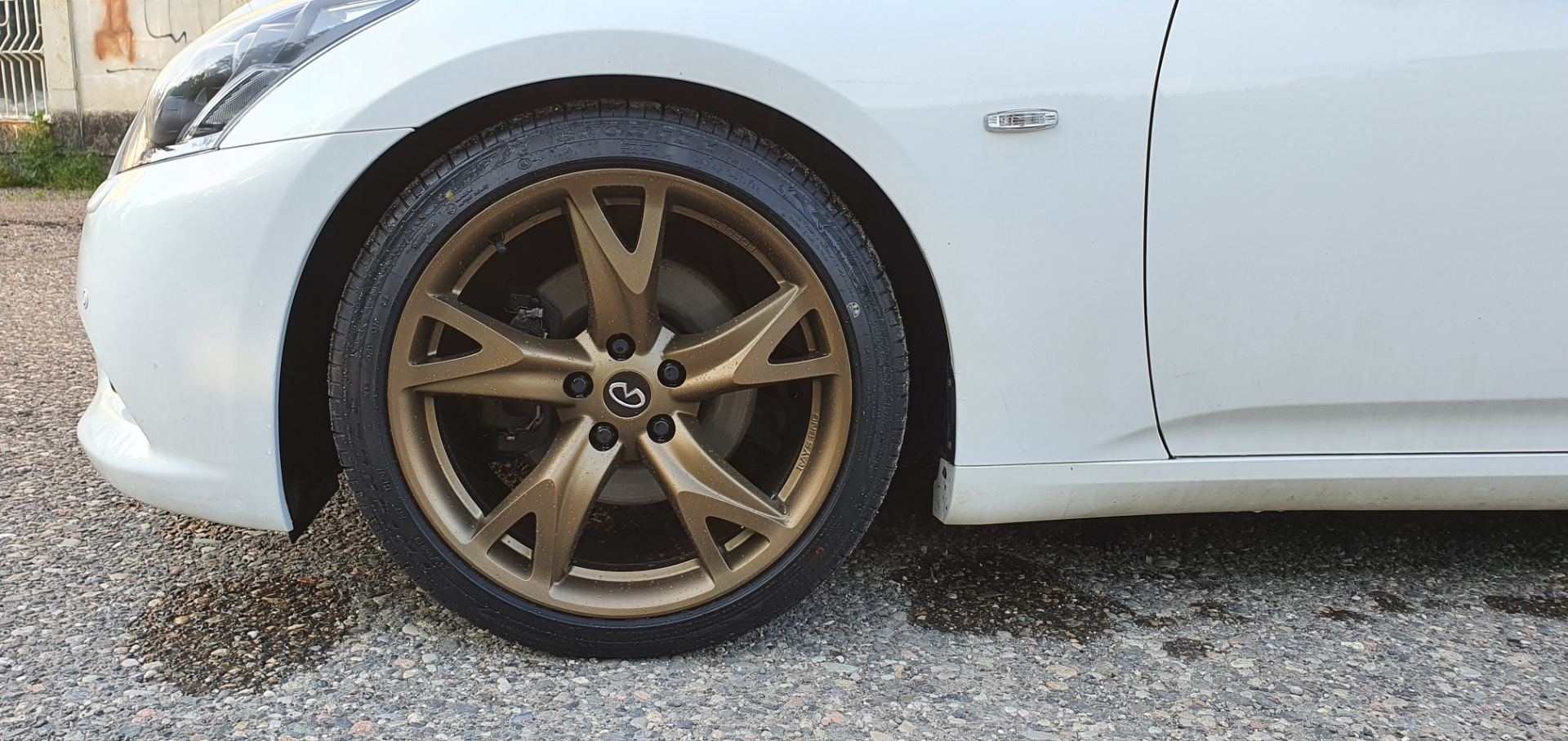 Rays Z34 R19 (370z) — Infiniti G25, 2,5 л, 2013 года | колёсные диски ...