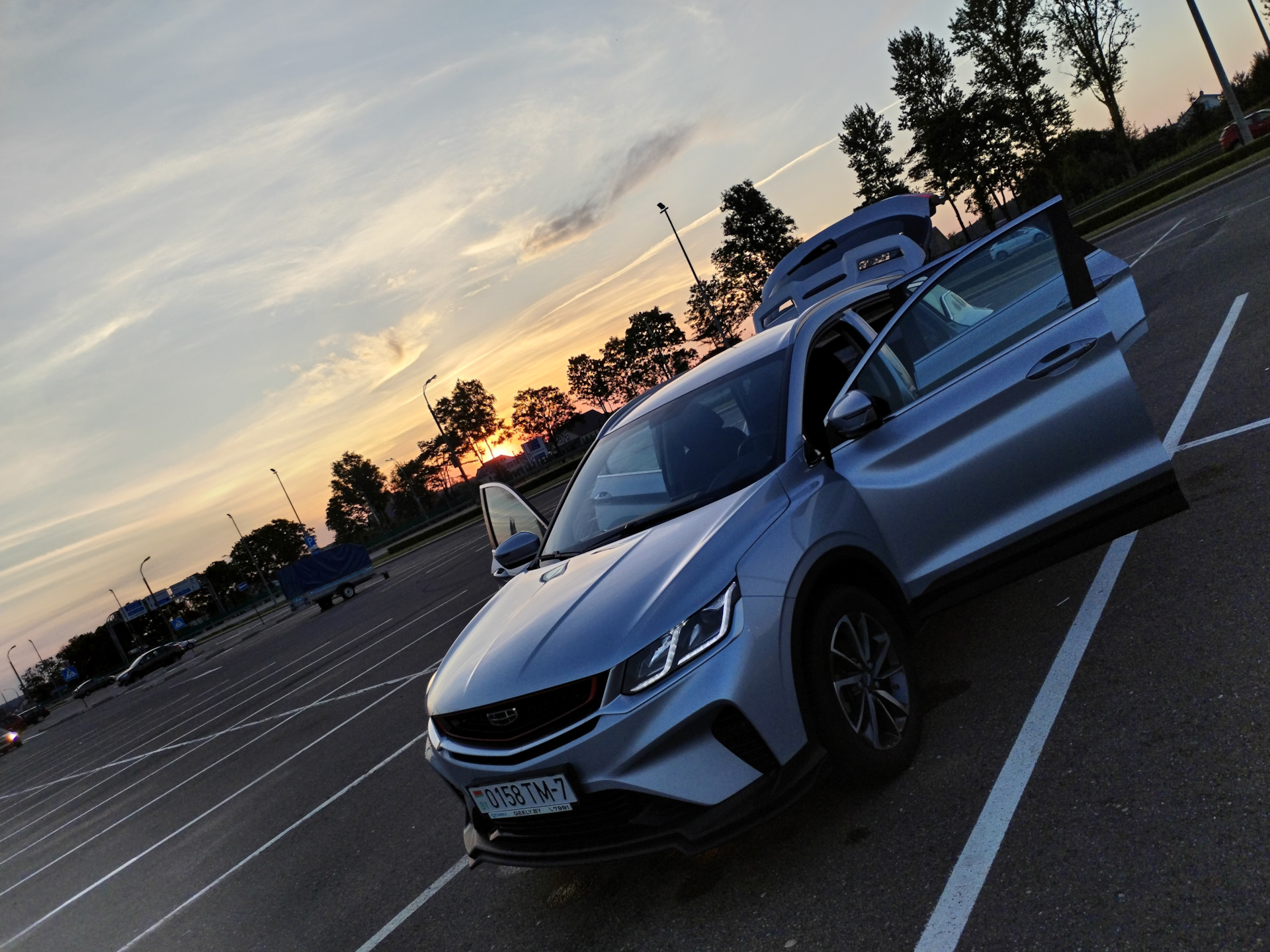 45000км — Замена тормозных дисков и колодок (14.07.24) — Geely Coolray ...