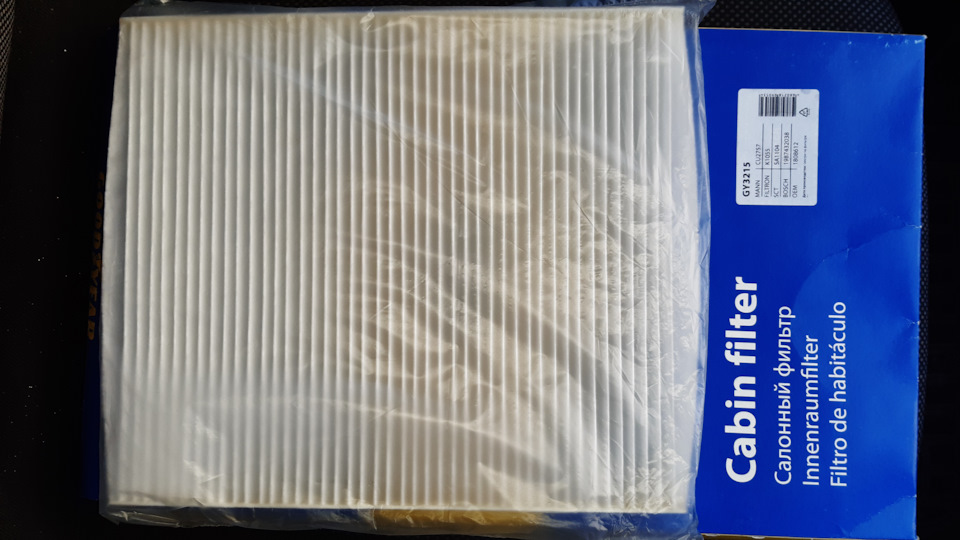 Замена фильтр салона GOODYEAR GY3215. — Opel Zafira B, 1,8 л, 2012 года ...
