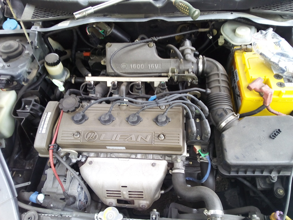 Замена высоковольтных проводов и свечей. — Lifan Breez, 1,6 л, 2008 ...