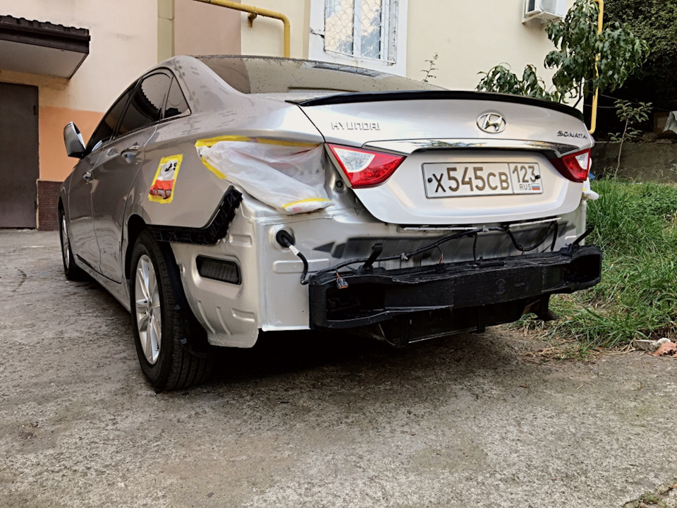 Покраска заднего бампера + Покраска суппортов и многие мелочи ...