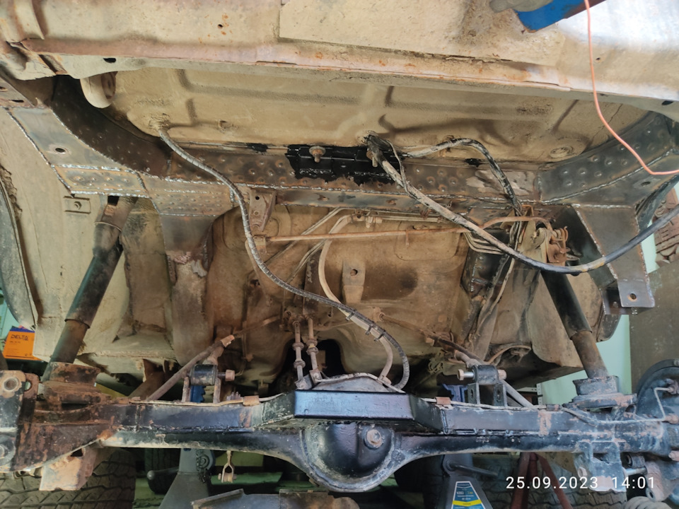 Задние лонжероны — Chevrolet Niva (1G), 1,7 л, 2008 года | кузовной ...