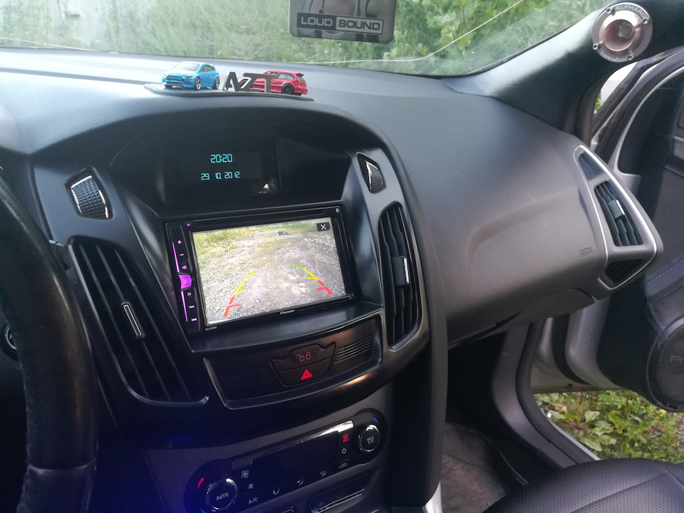 Установка камеры заднего вида. — Ford Focus Hatchback III, 1,6 л, 2012 ...