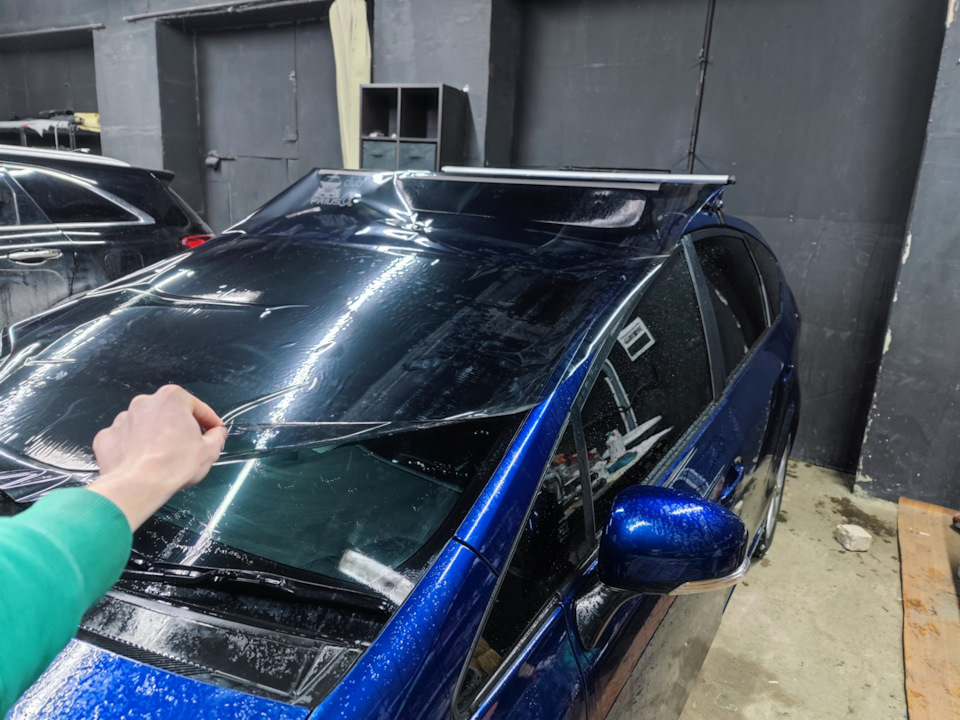 Снова тонировка | лобовое 35% — Toyota Prius Alpha, 1,8 л, 2017 года ...