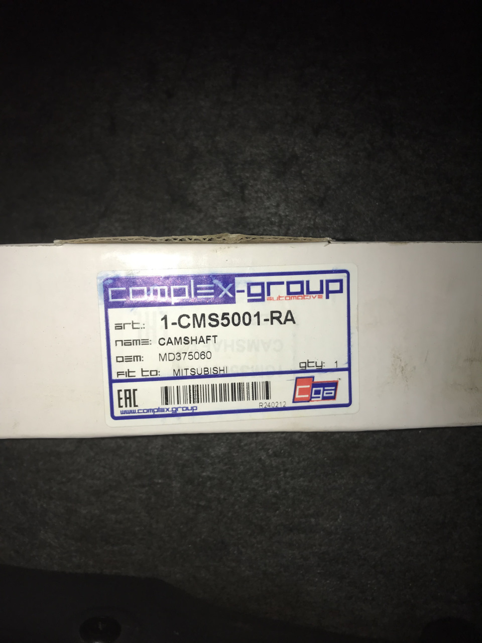 MD375060 Распредвал Mitsubishi | Запчасти на DRIVE2