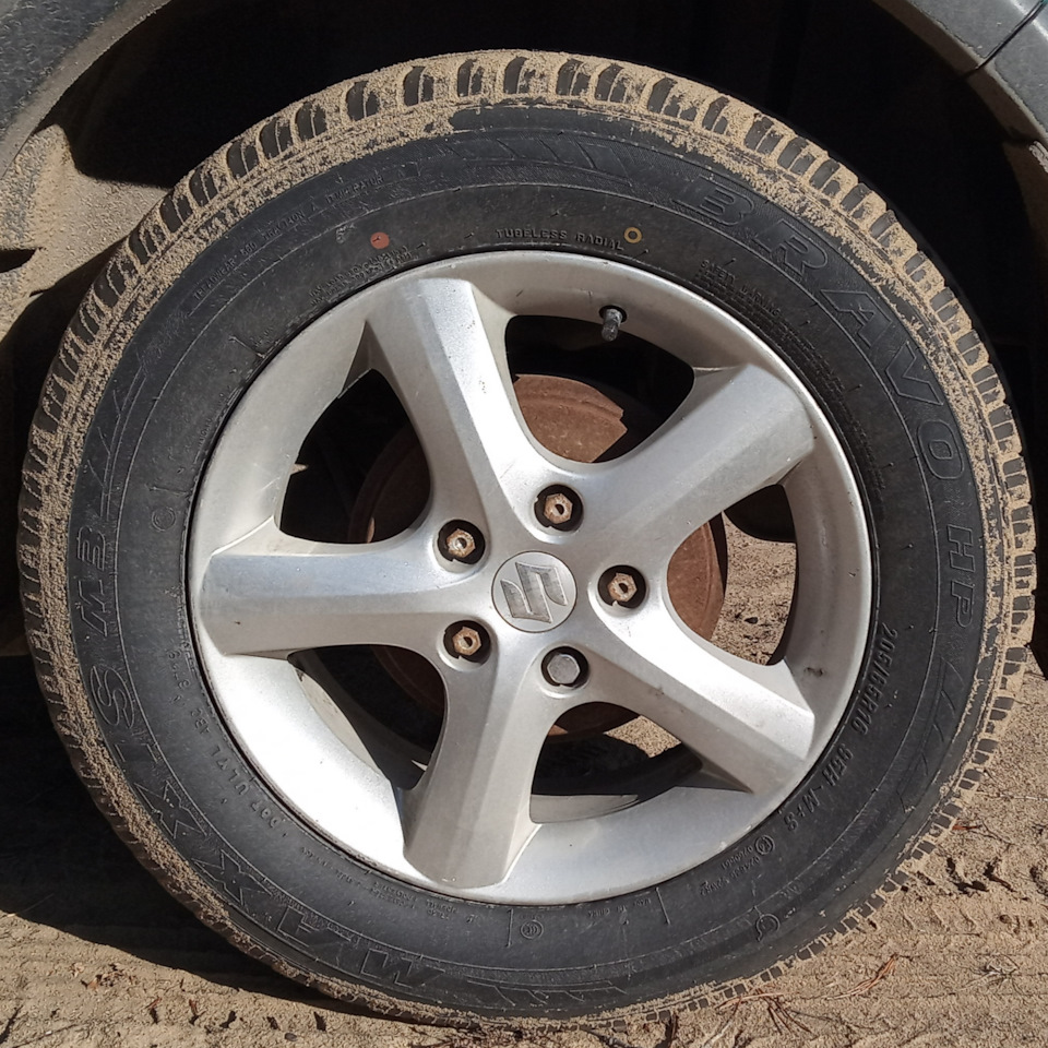 Maxxis Bravo HP-M3 205/65 R16 — Suzuki SX4 (1G), 1,6 л, 2008 года ...