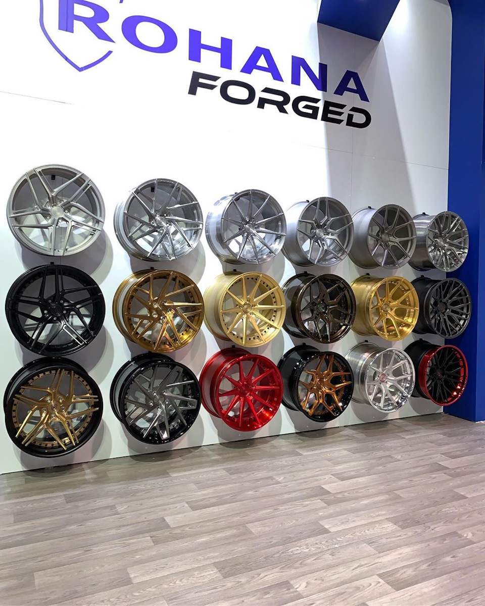 Стенд Rohana Wheels на выставке SEMASHOW 2019 — Wheels-Pro на DRIVE2