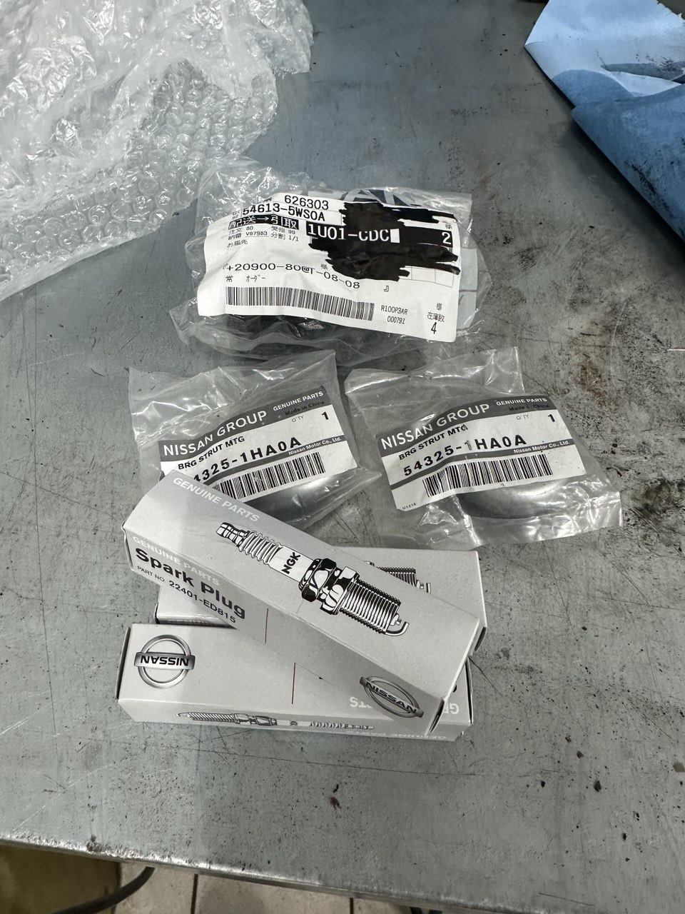 Замена опорных подшипников, свечей, втулки стаба — Nissan Note e-Power ...