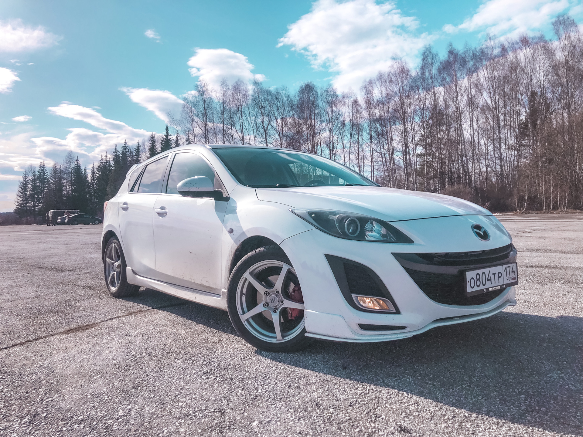 Весна. Колёса. Задние локеры — Mazda 3 (2G) BL, 1,6 л, 2011 года | колёсные диски | DRIVE2