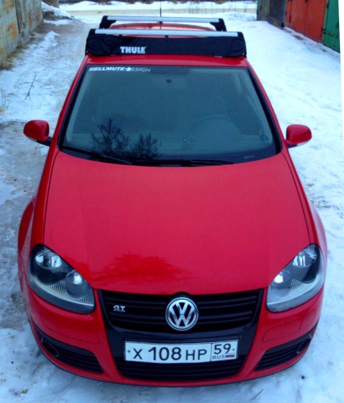 Фейринг THULE — Volkswagen Golf Mk5, 1,4 л, 2008 года | аксессуары | DRIVE2