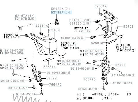 9018305040 Клипса TOYOTA LEXUS | Запчасти на DRIVE2