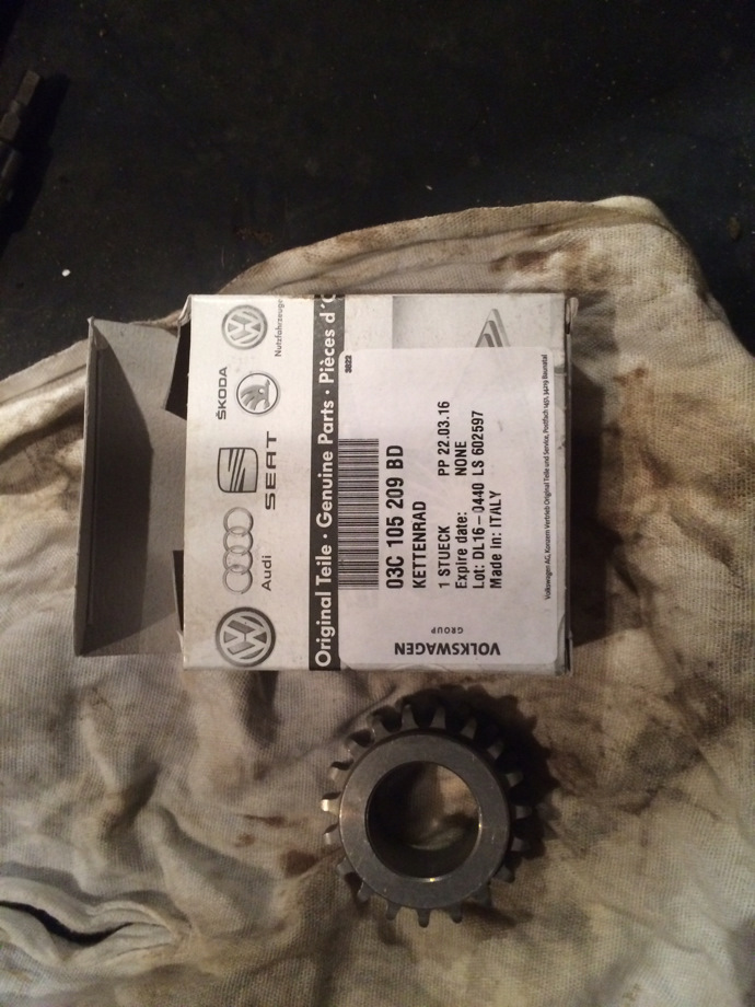 03C105209BD Звездочка VAG | Запчасти на DRIVE2